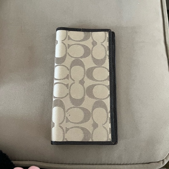 Coach | Bags | Coach Check Book Holder | Poshmark